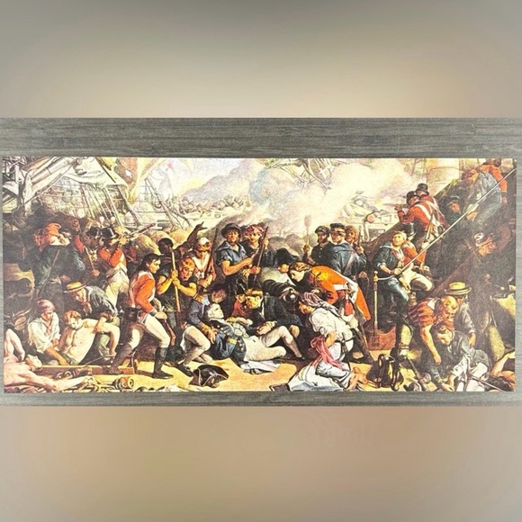Art | Artist Daniel Maclise Ra The Death Of Nelson Original Vintage Art ...